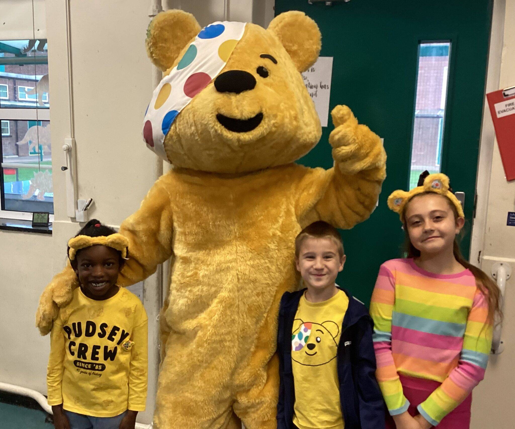 Pudsey pays surprise visit to Firside Junior School - Handy Magazines ...